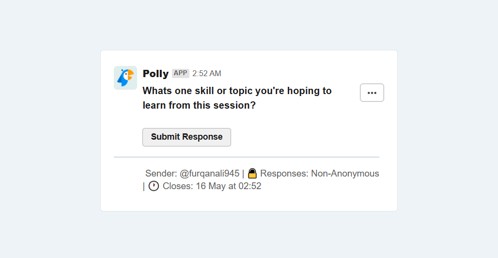 Training Expectations